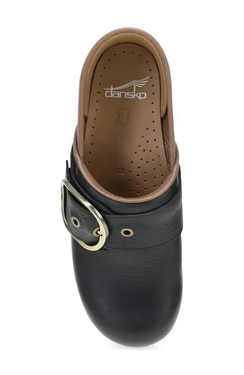 Dansko Pearson Buckle Strap Clog - Black