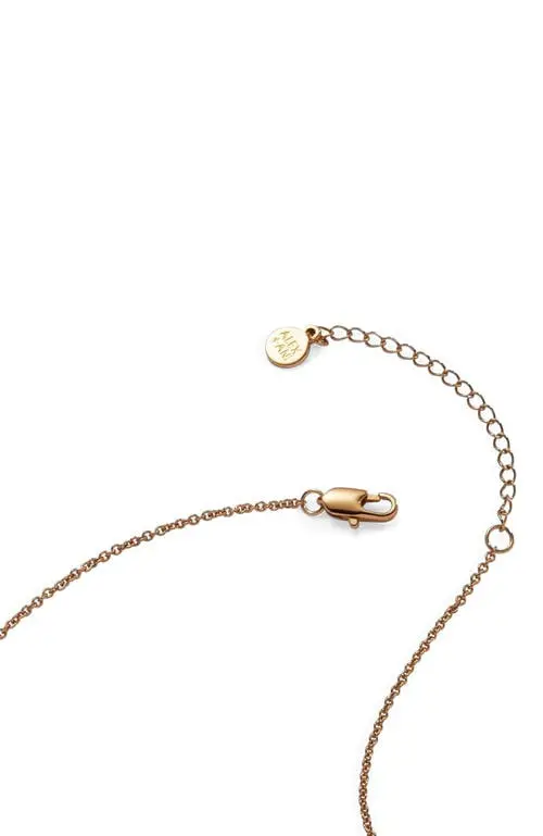 ALEX AND ANI Crescent Moon Pendant Necklace