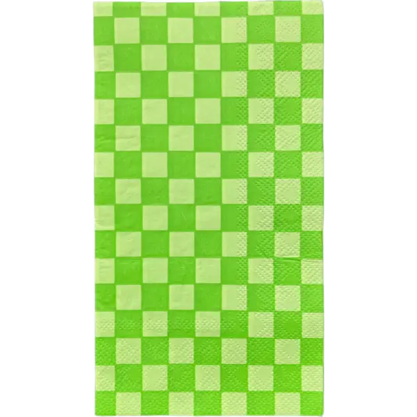 JOLLITY & CO Checkered Guest Napkins - In The Limelight