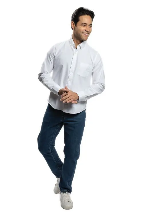 PETER MANNING NYC Johnny Stretch Standard Fit Jeans - Medium Rinse