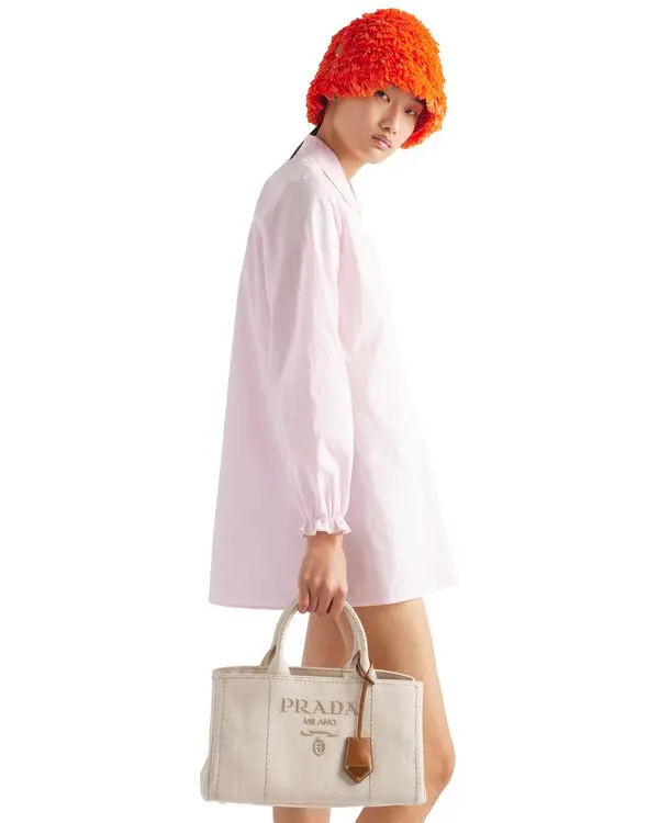 Prada Embroidered Batiste Shirt