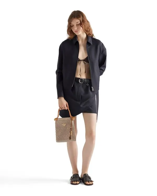 Prada Stretch Poplin Bra