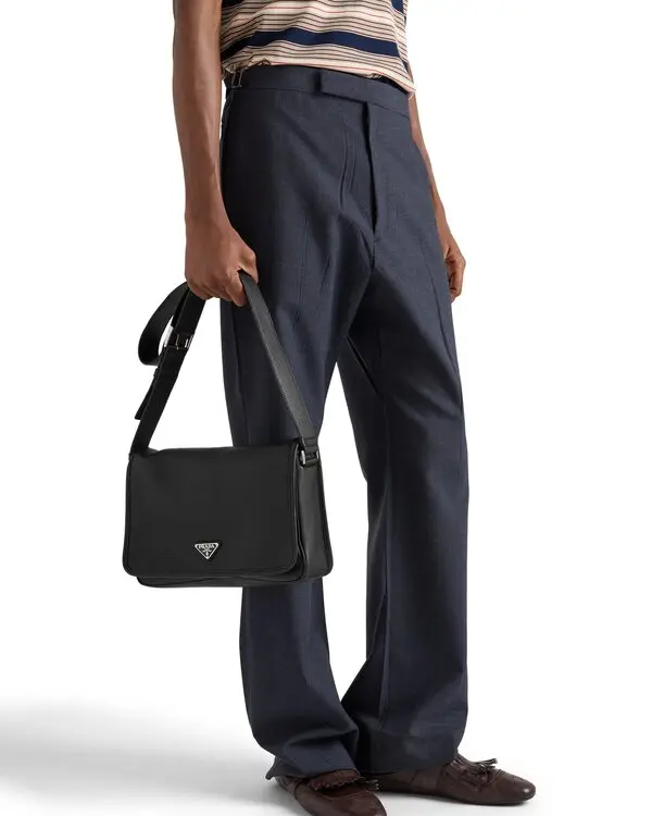 Prada Leather Shoulder Bag - Black