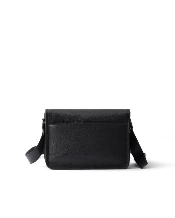Prada Leather Shoulder Bag - Black