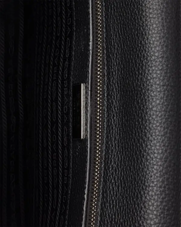 Prada Leather Shoulder Bag - Black
