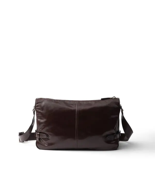 Prada Leather Shoulder Bag - Brown