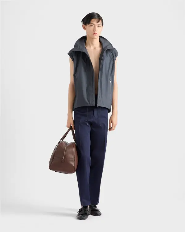 Prada Cotton Chino Pants - Navy | Editorialist