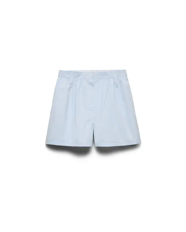 Prada Cotton Poplin Shorts