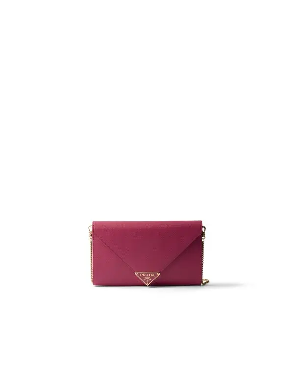 Prada Mini Saffiano Leather Bag - Pink