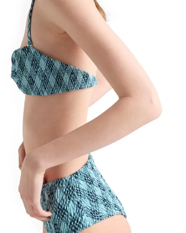 Prada Checked Bikini Bottom