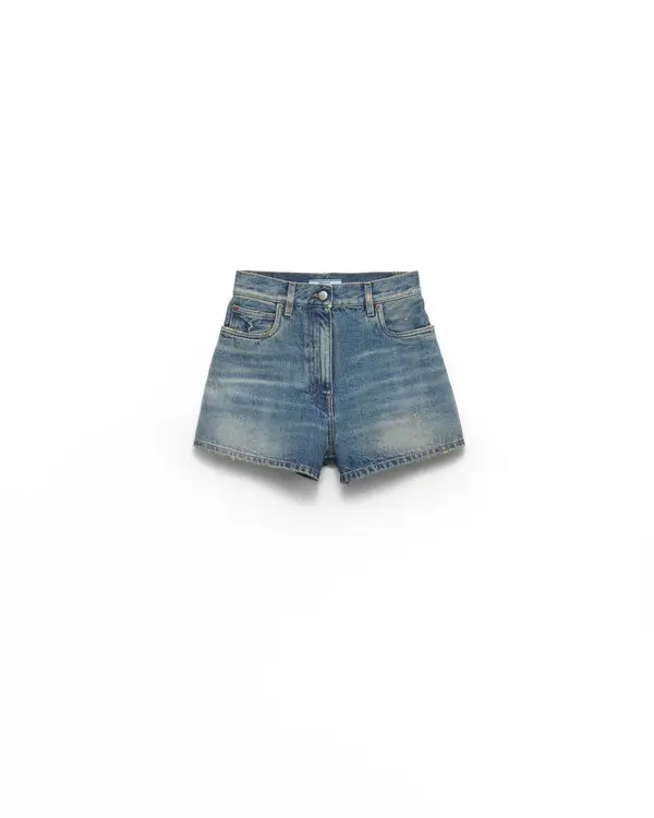 Prada Denim Shorts - Blue