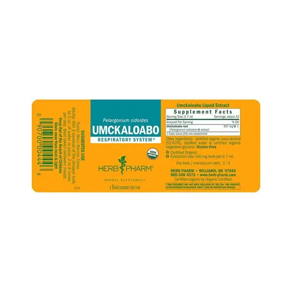 HERB PHARM Umckaloabo 29.6 Ml
