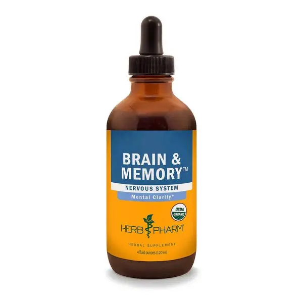 HERB PHARM Brain And Memory - One-color
