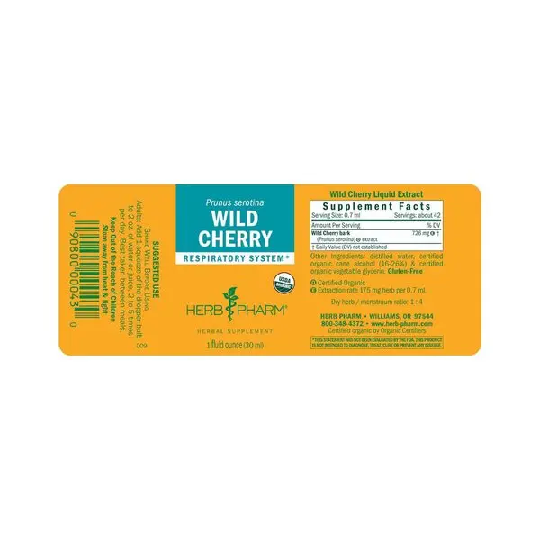HERB PHARM Wild Cherry 30 Ml