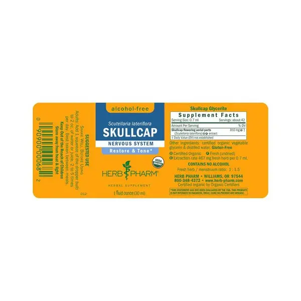 HERB PHARM Skullcap Glycerite