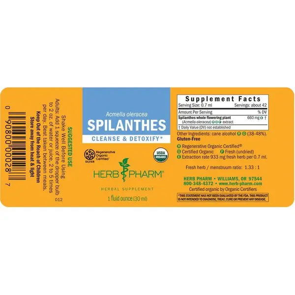 HERB PHARM Spilanthes 30 Ml