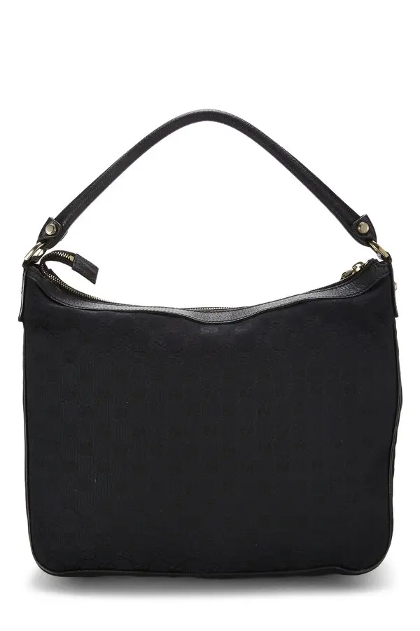 Gucci Gg Abbey Pocket Hobo - Black