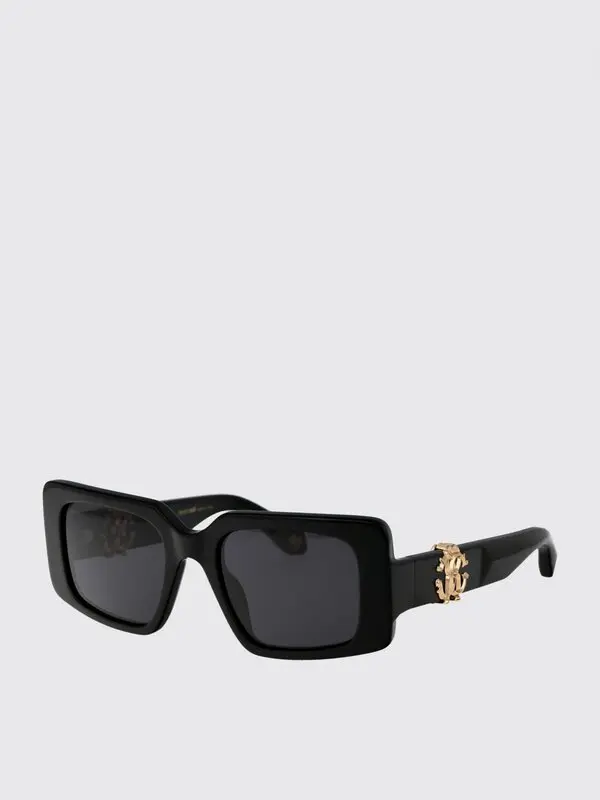 Roberto Cavalli Acetate Rectangular Sunglasses - Black