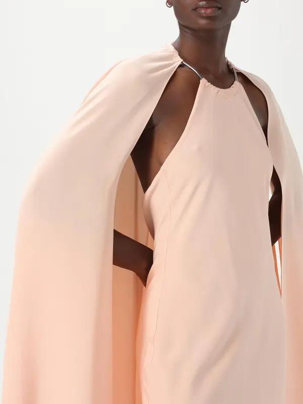 Max Mara Draped Cape Dress