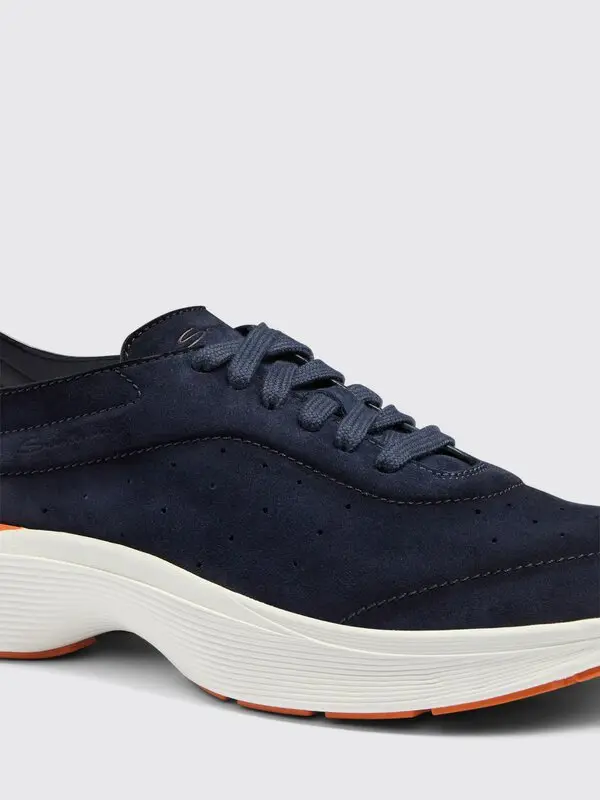 Santoni Suede Sneakers