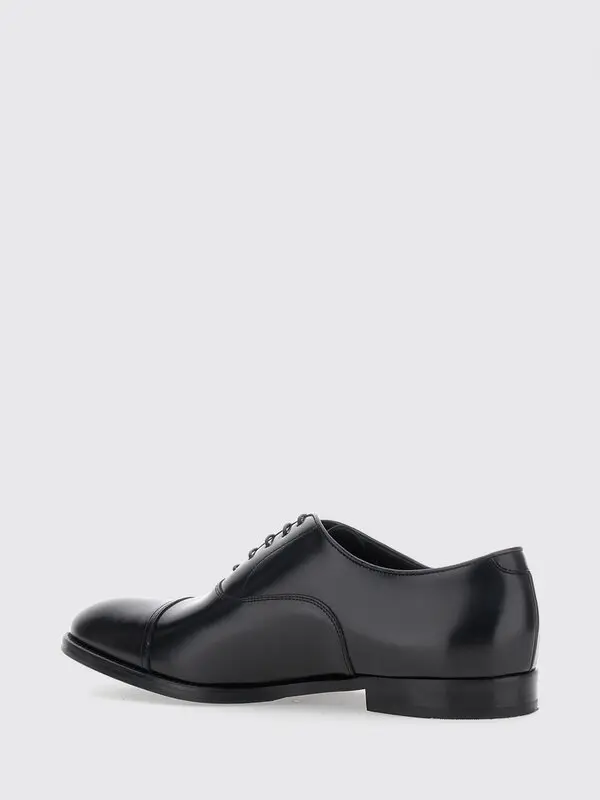 DOUCAL'S Smooth Calfskin Oxford Lace-up Shoes