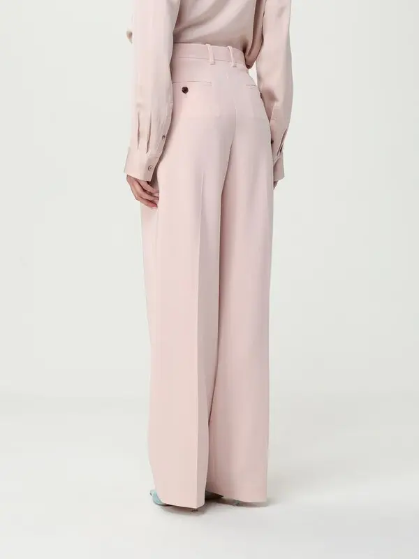 Theory Tailored Wide-leg Trousers - Pink