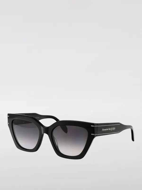 Alexander McQueen Cat Eye Sunglasses - Black