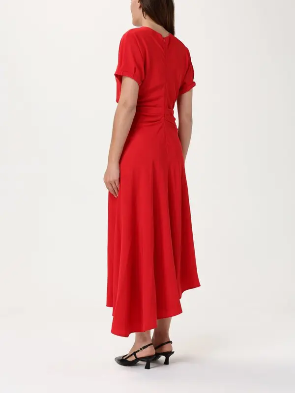 MEIMEIJ Meimei Draped Twist Dress - Red