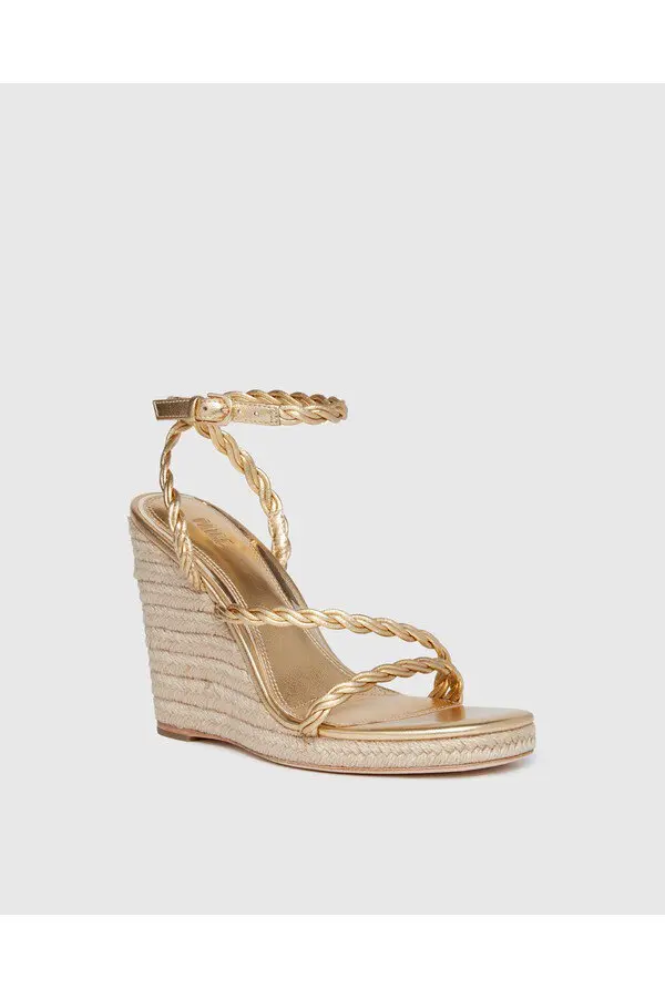 Paige Kelsey Wedge - Gold