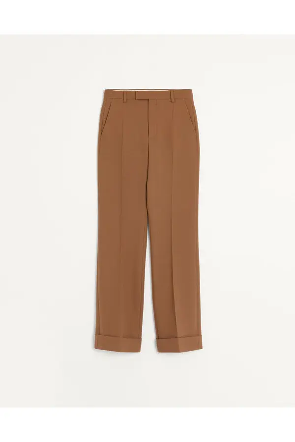 Valentino Garavani Nylon Gabardine Cuffed Pants - Neutral