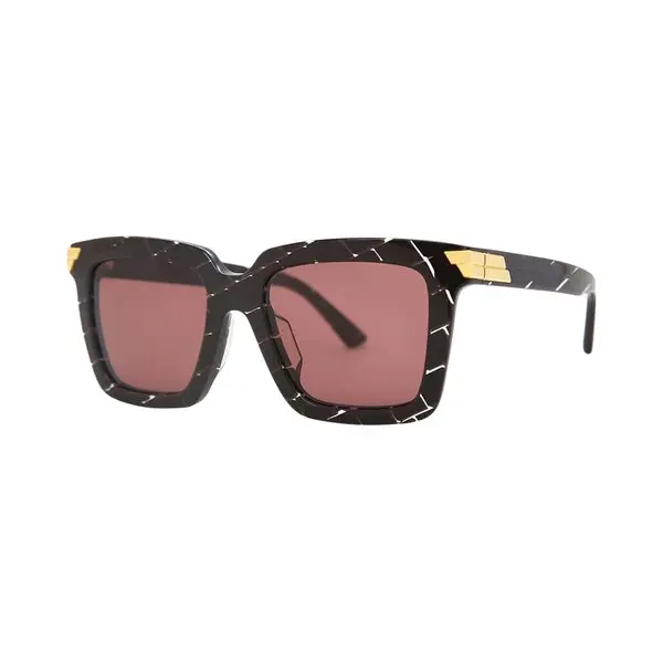 Bottega Veneta Square Sunglasses - Red