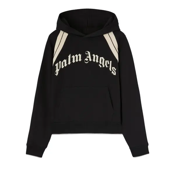 Palm Angels Curved Logo Track Hoodie