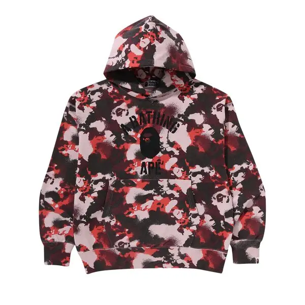A BATHING APE Camouflage Print Pullover Hoodie