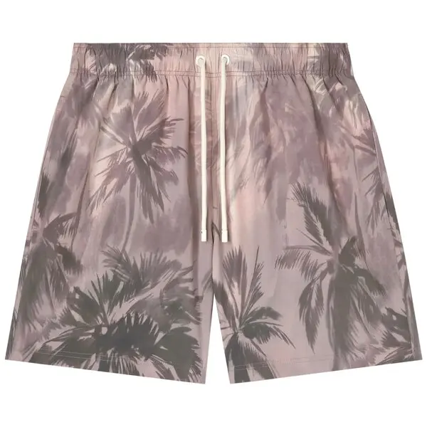 Palm Angels Sunset Palms Swimshorts - Tan
