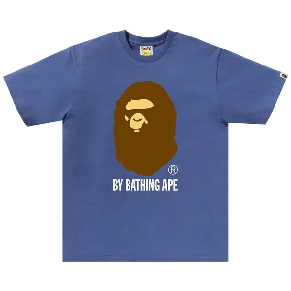 A BATHING APE By Bathing Ape Tee 'navy - Blue