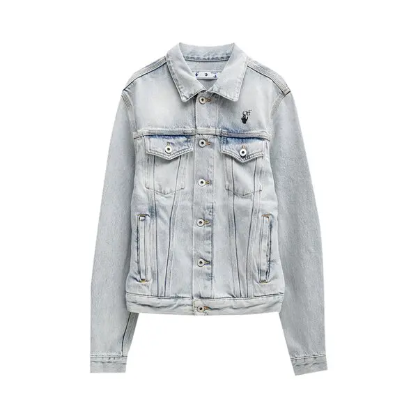 Off-White La Gioconda Denim Jacket - Blue
