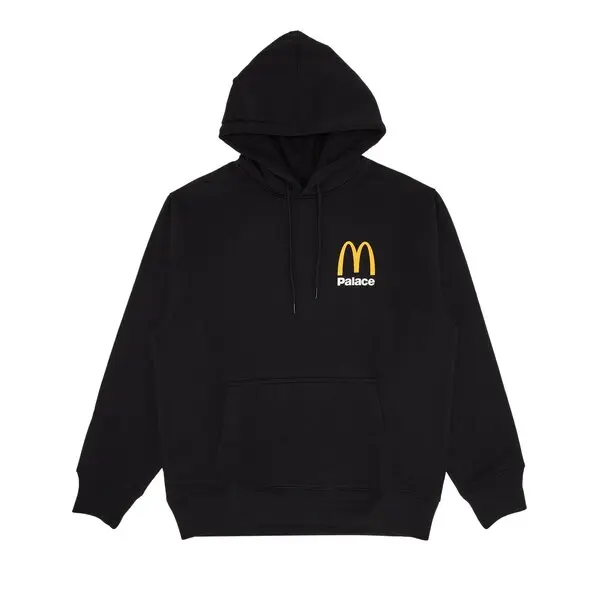PALACE X Mcdonald's Logo Hoodie - Black