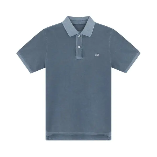 ERL Script Polo T-shirt 'navy - Blue