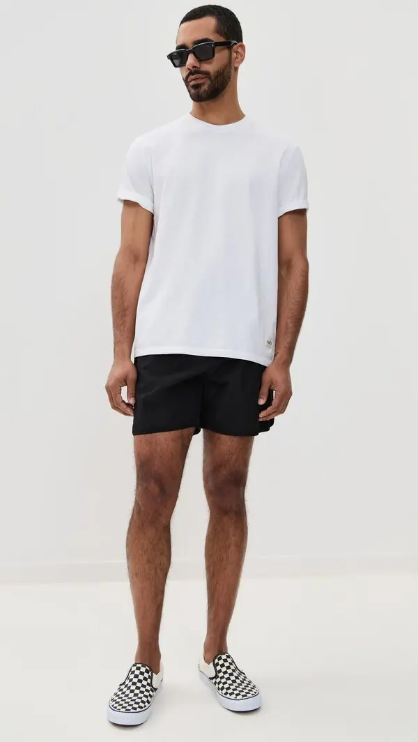 FAIR HARBOR The Anchor 6 Swim Trunks - Black