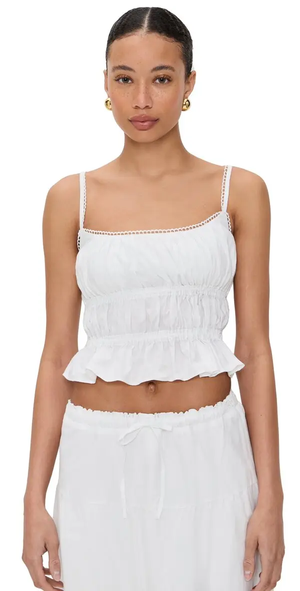 Peixoto Amelia Top - White