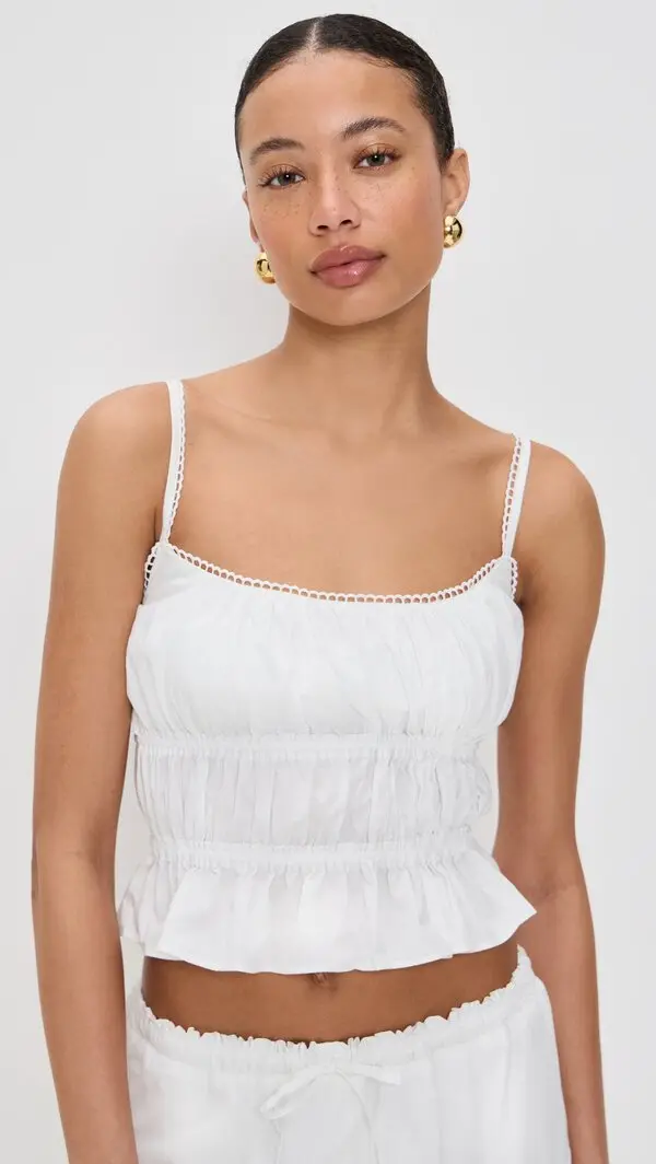 Peixoto Amelia Top - White