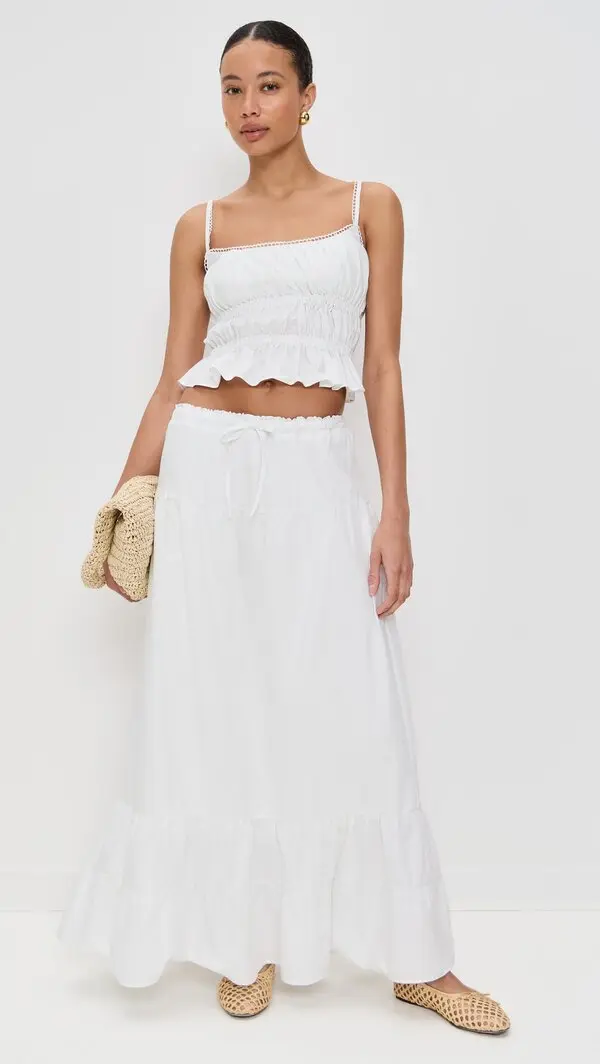 Peixoto Amelia Top - White