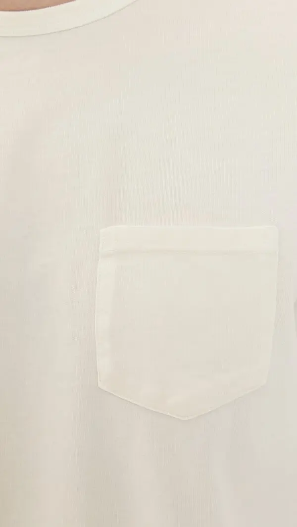 KNICKERBOCKER Pocket Tee - Milk