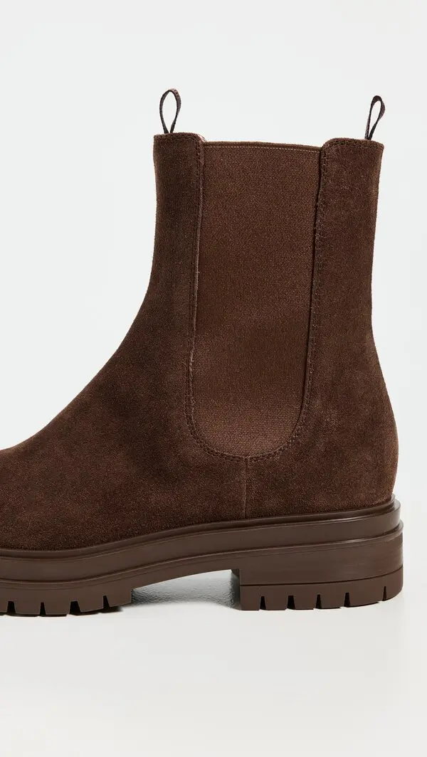 GIANVITO ROSSI Chester Suede Boots - Brown