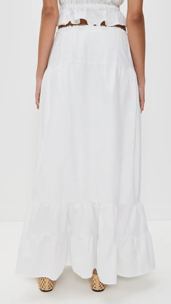 Peixoto Riley Maxi Skirt - White
