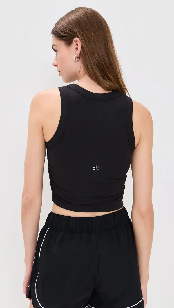 Alo Yoga Sway Bra Tank In Black - 30% Off | Editorialist