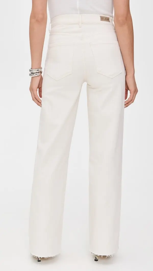 LE JEAN Column Jeans - Bone