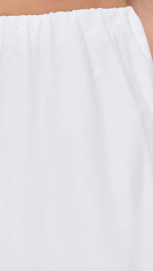 Enza Costa Poplin Bubble Skirt