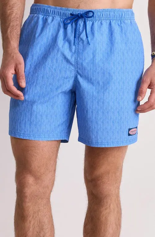Vineyard Vines 6-inch Island Swim Trunks - Tide Blue