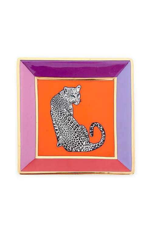 Jonathan Adler Safari Square Tray - Orange